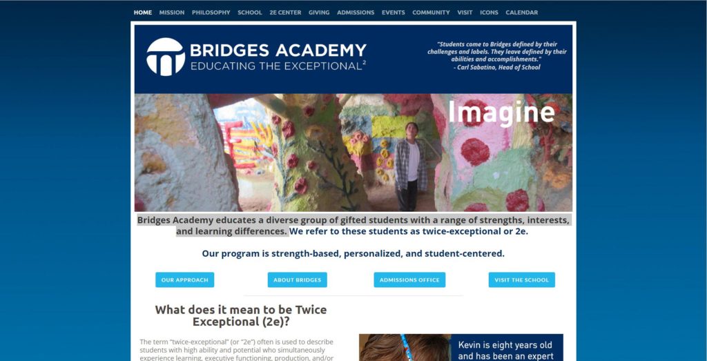 School Website For Bridges – Website & Application development | SEO ...